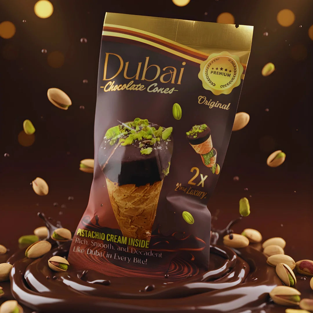 Dubai Chocolate Cones - Single Pack – DUBAI CHOCOLATE CONES